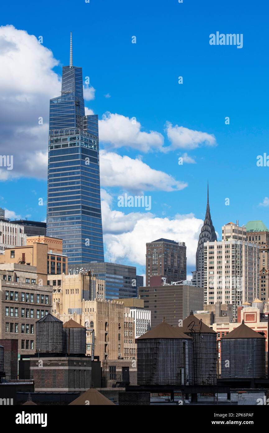 Summit One Vanderbilt Building, Chrysler Tower, Manhattan, New York ...