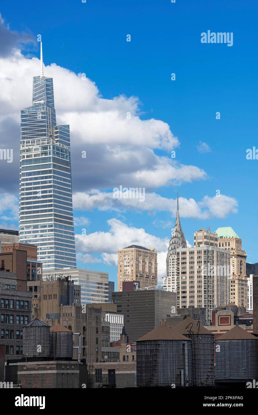 Summit One Vanderbilt Building, Chrysler Tower, Manhattan, New York ...