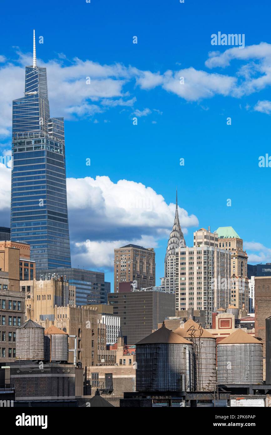 Summit One Vanderbilt Building, Chrysler Tower, Manhattan, New York ...