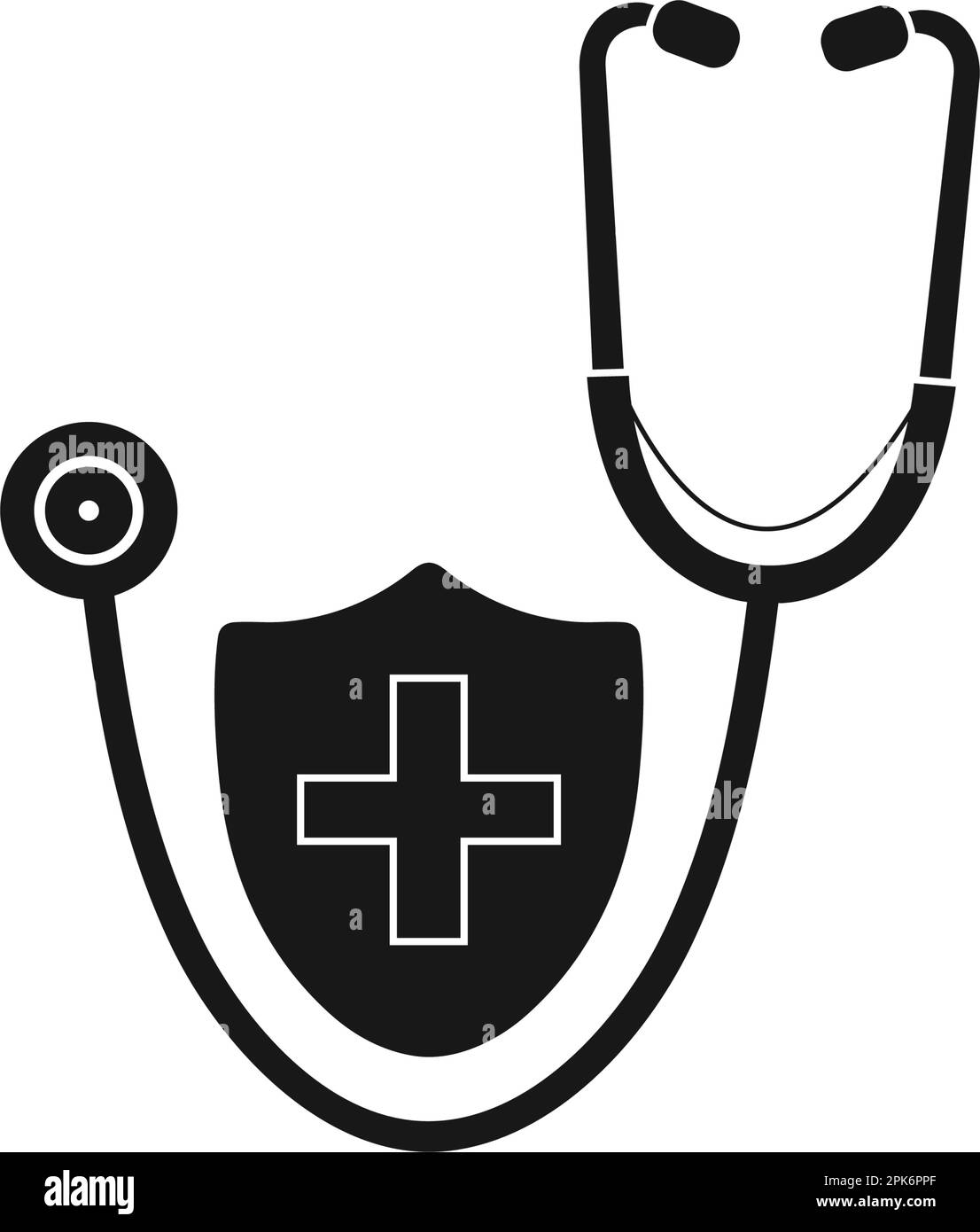Medical Shield Icon. Flat style vector EPS Stock Vector Image & Art - Alamy
