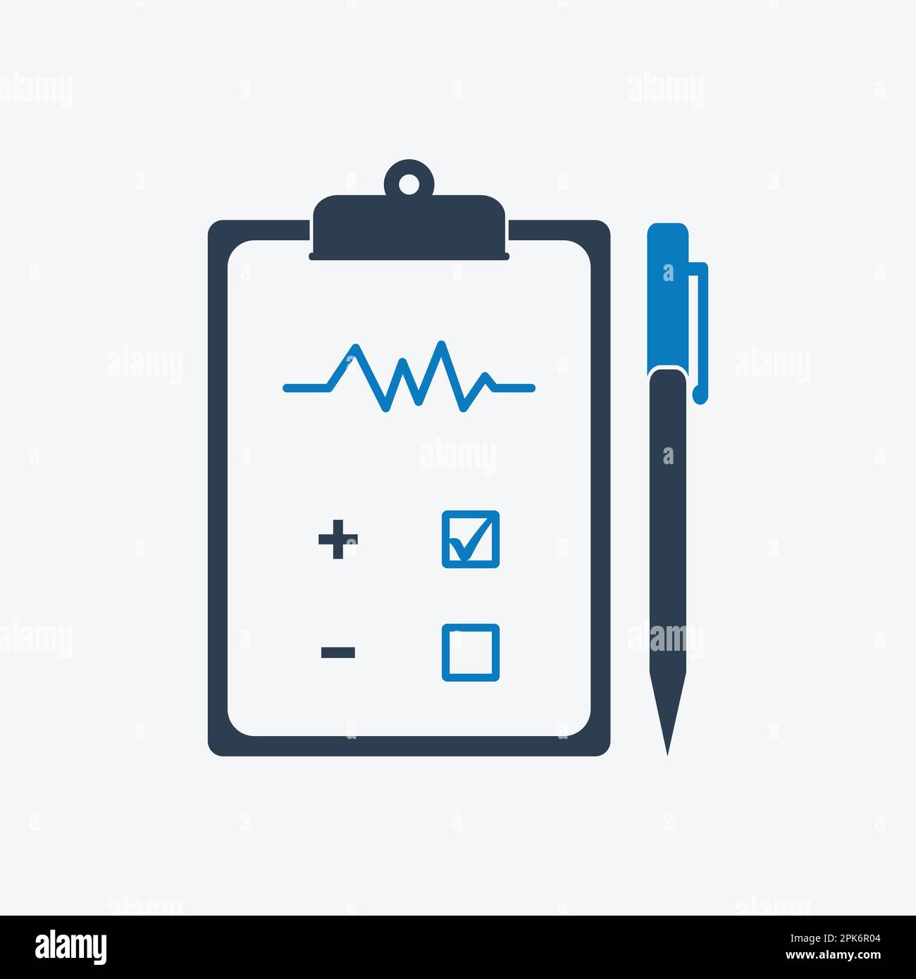 Medical Test Report icon. Editable Vector EPS Symbol Illustration Stock ...
