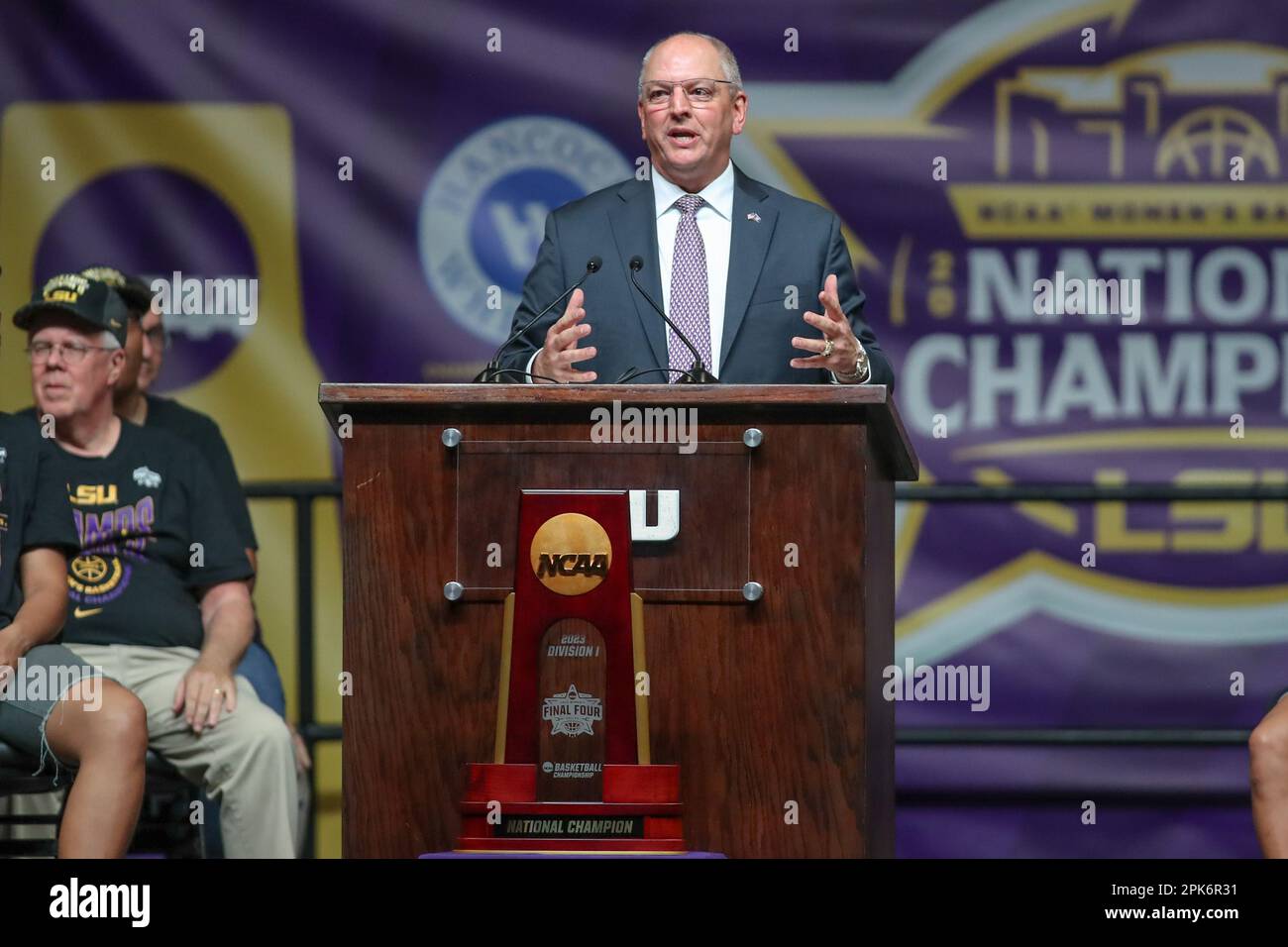 Baton Rouge, LA, USA. 5th Apr, 2023. Louisiana Governor John Bel ...