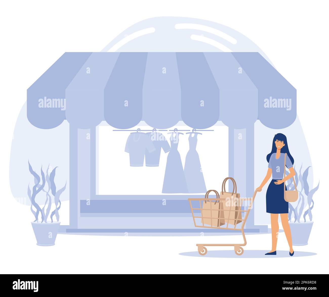 Mall anchor Stock Vector Images - Alamy