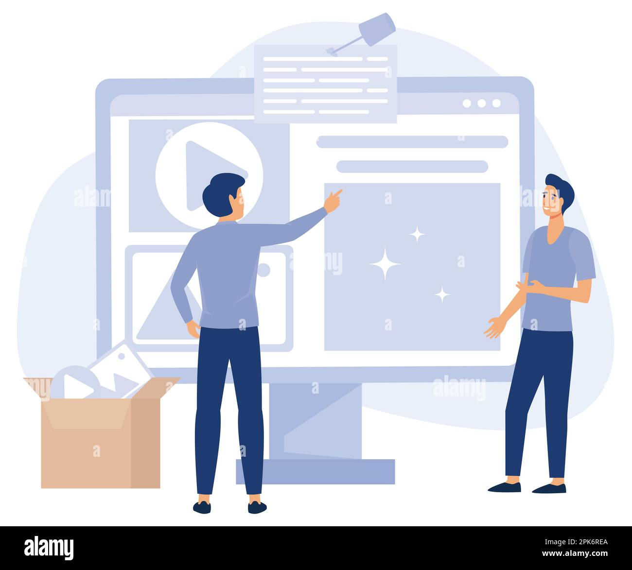 Digital marketing copywriting concept, Content creation, ad writing ...