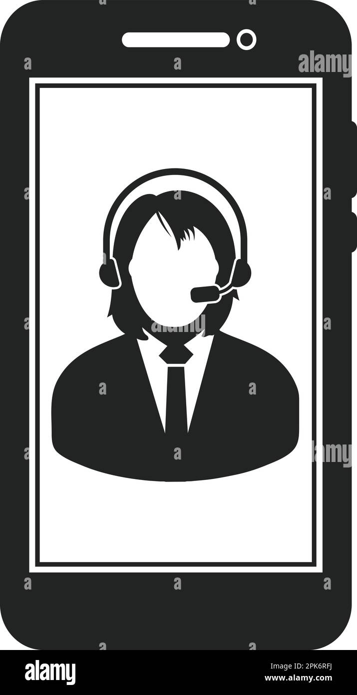 Online agent help icon Cut Out Stock Images & Pictures - Alamy