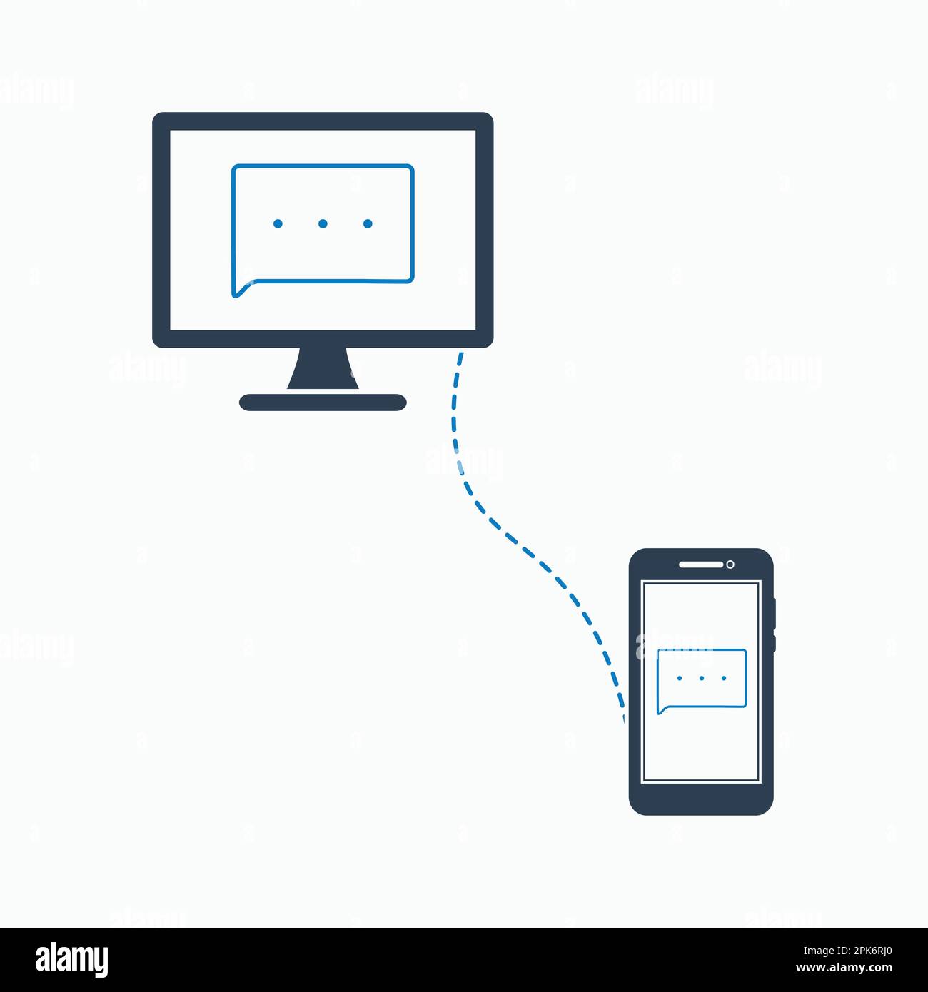 Network connection icon. Flat style vector EPS Stock Vector Image & Art ...