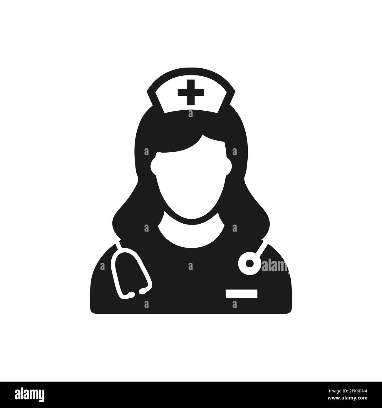 Medical Nurse Icon. Editable Vector EPS Symbol Illustration Stock ...