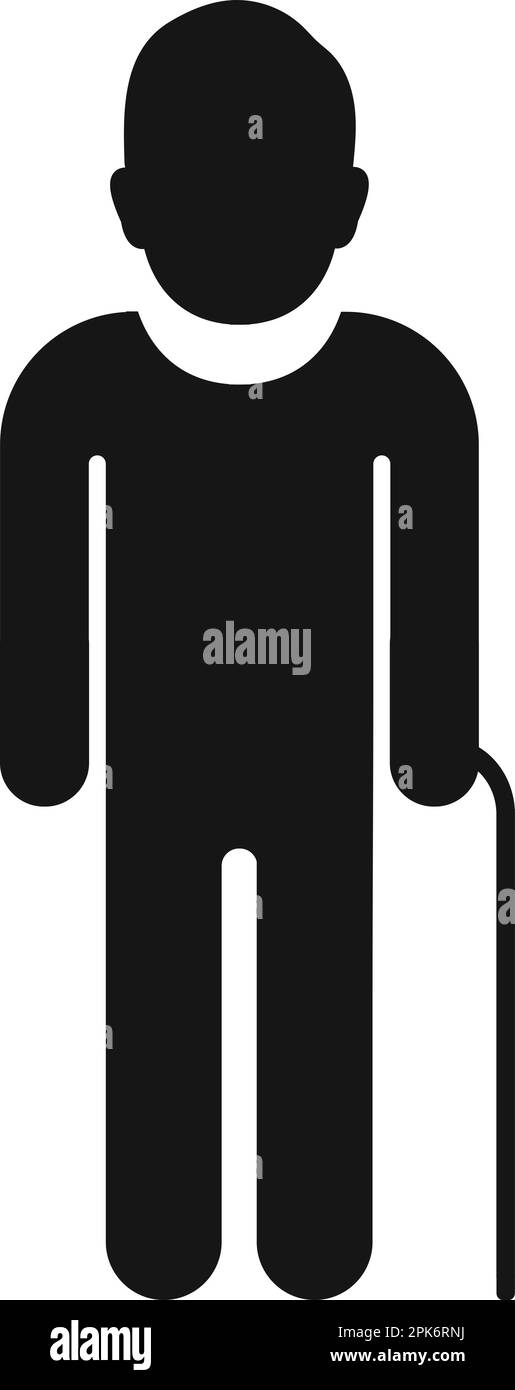 Old man icon. Flat style vector EPS Stock Vector Image & Art - Alamy