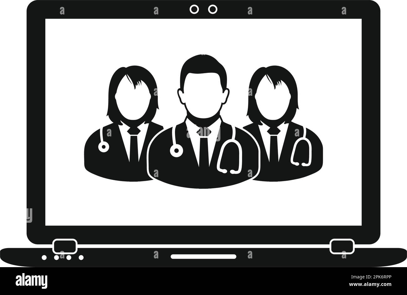 Online advice team icon Cut Out Stock Images & Pictures - Alamy