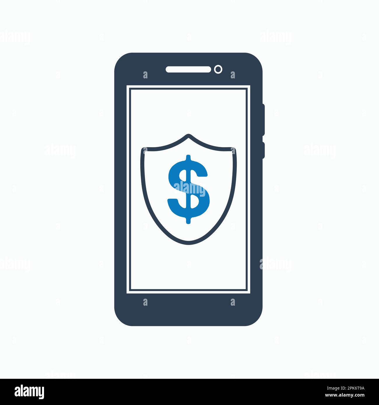 Online banking security icon. Flat style vector EPS Stock Vector Image ...