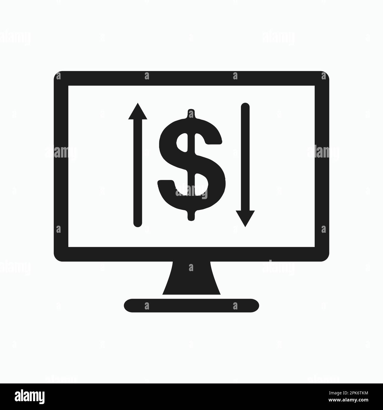 Online paying vector vectors Black and White Stock Photos & Images - Alamy