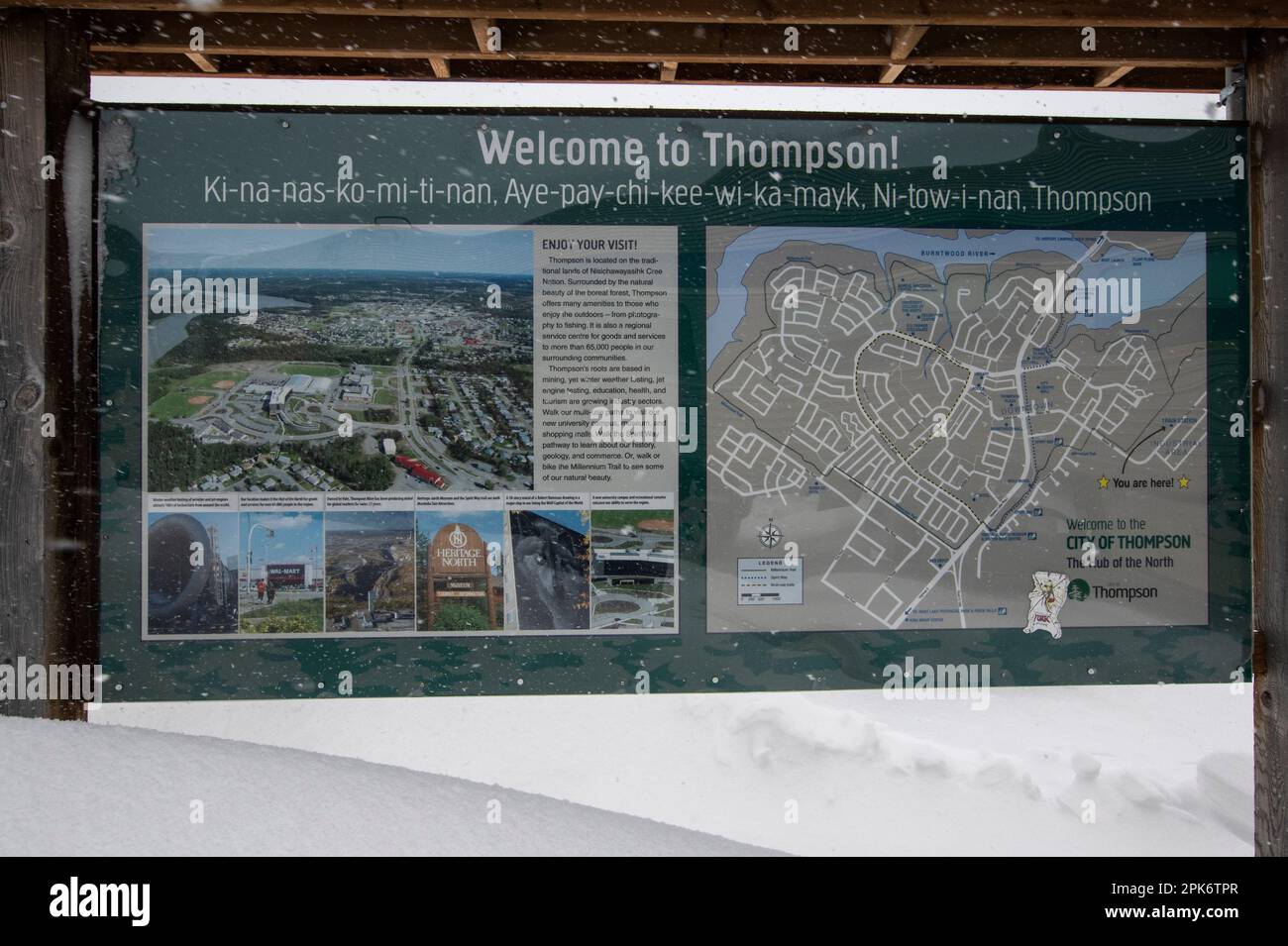 Map of thompson hi-res stock photography and images - Alamy