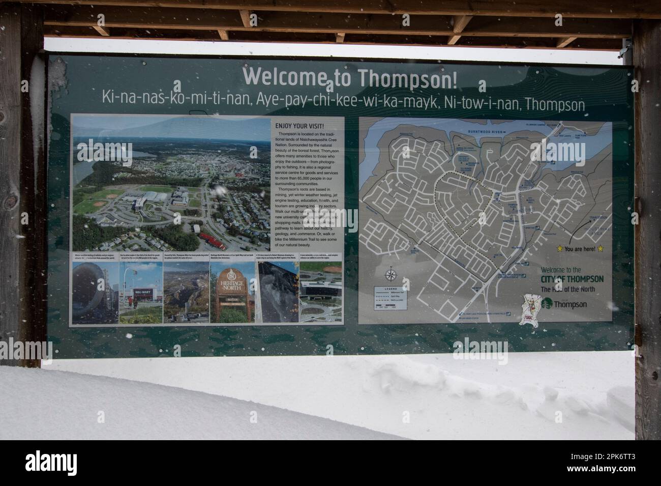 Map of thompson hi-res stock photography and images - Alamy
