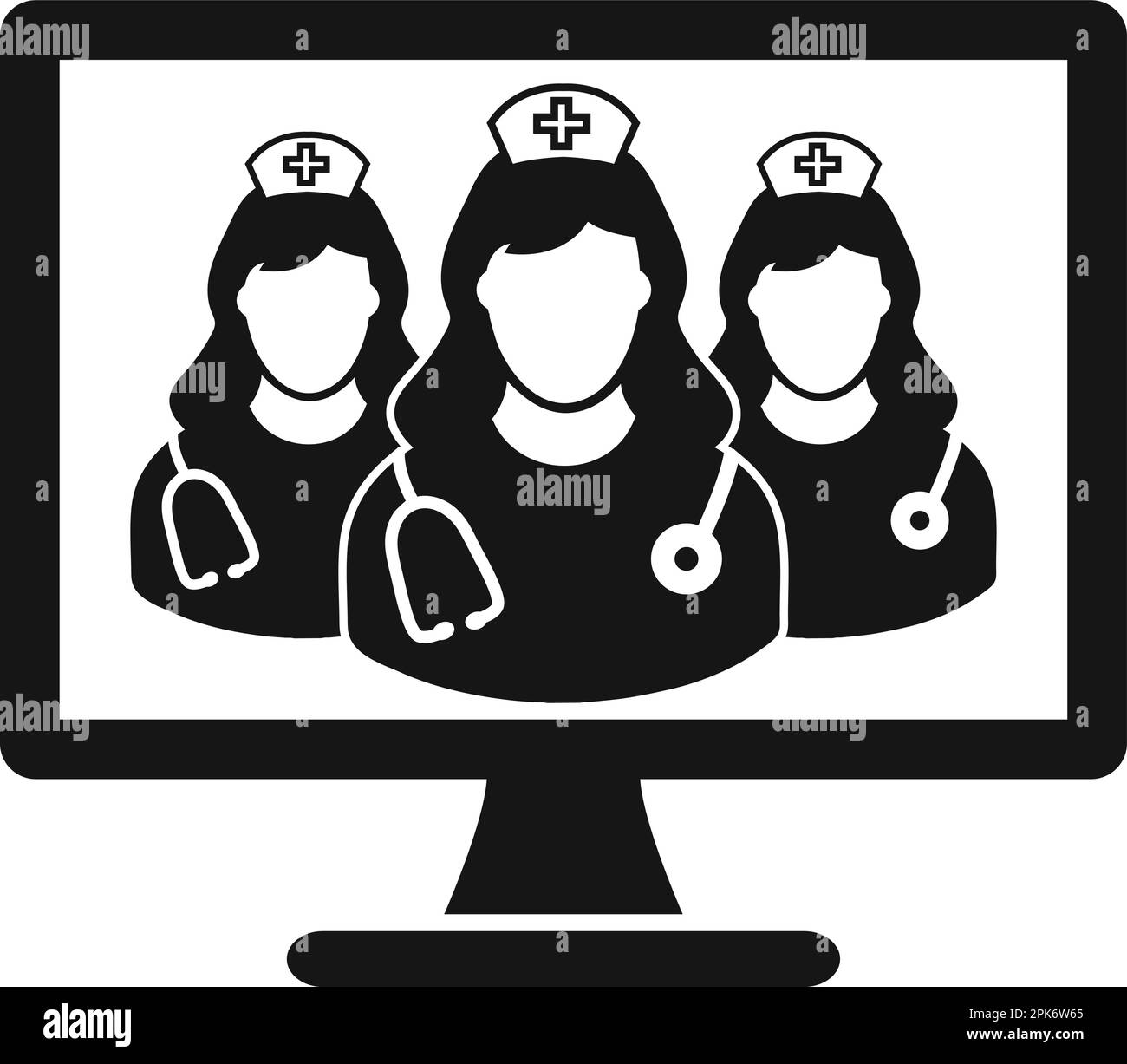 Nursing icons Cut Out Stock Images & Pictures - Alamy