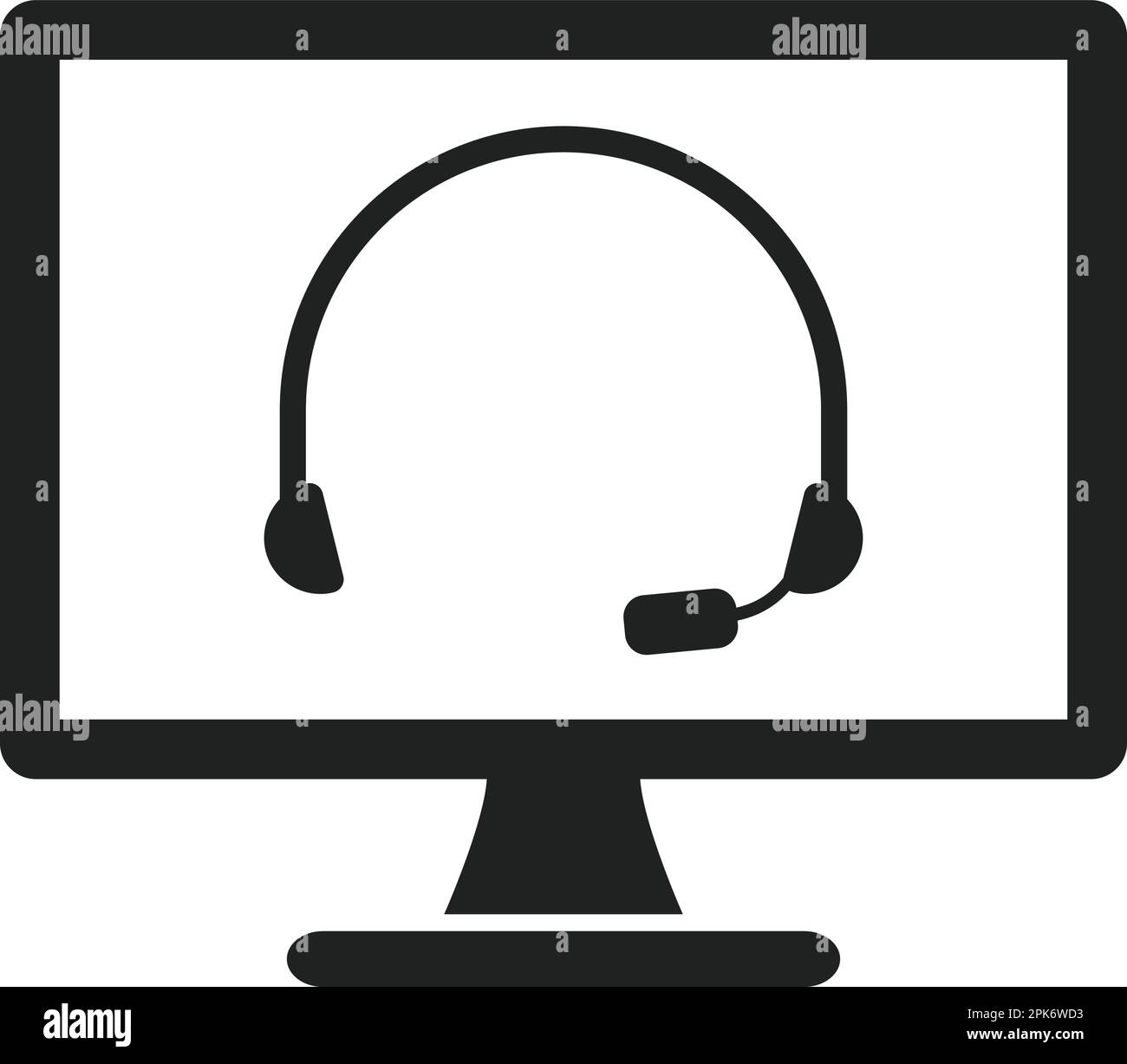 Online Customer Service Icon. Flat style vector Stock Vector Image ... Online Customer Service Icon. Flat style vector Stock Vector Image ...