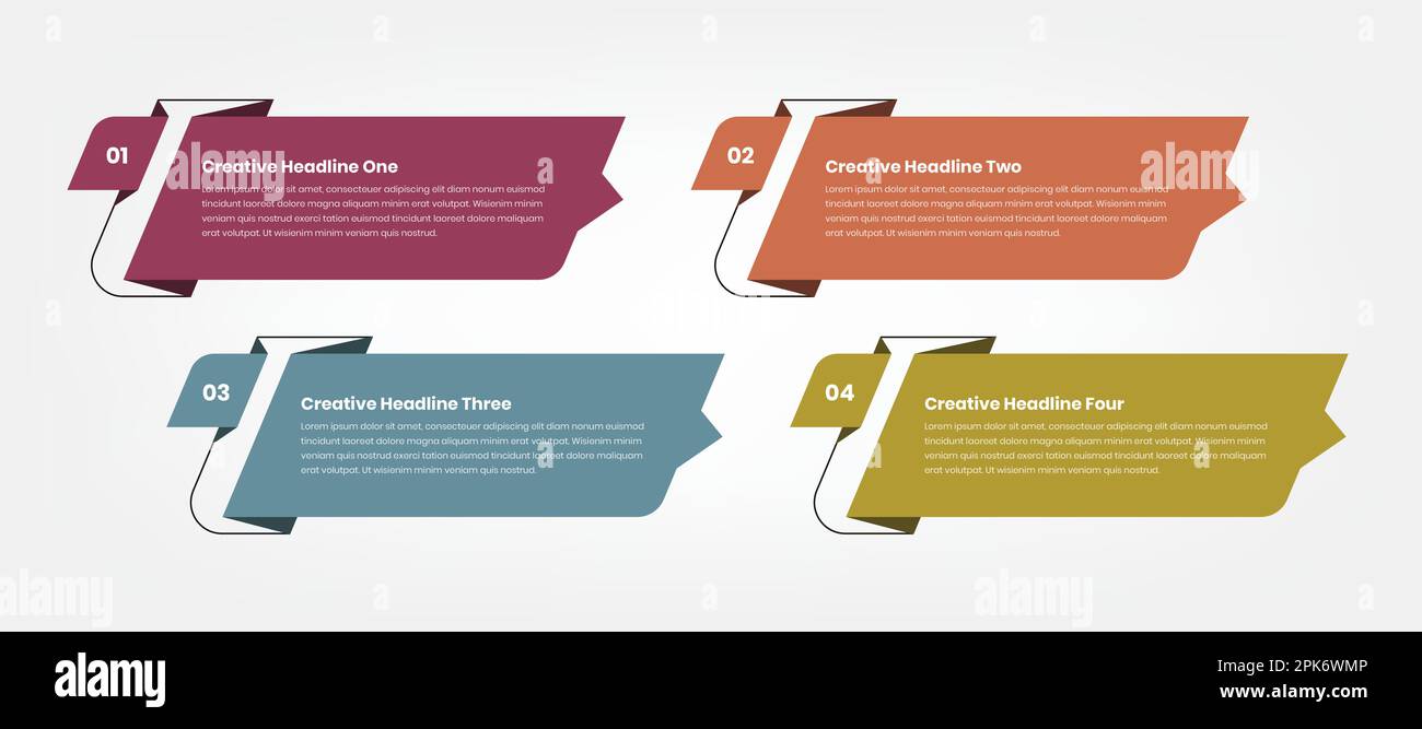 Infographic business point text presentation template with abstract ...