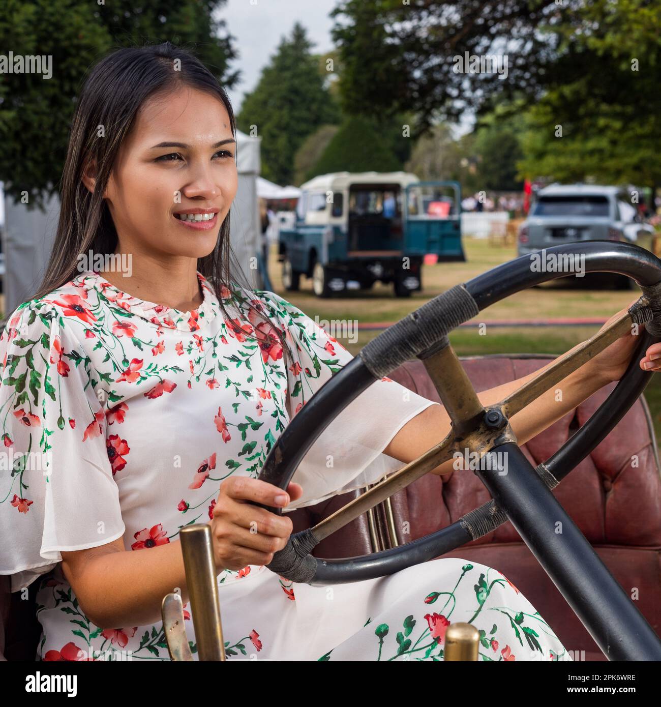 A 1908 Darracq SS Course at the Concours of Elegance classic car show ...