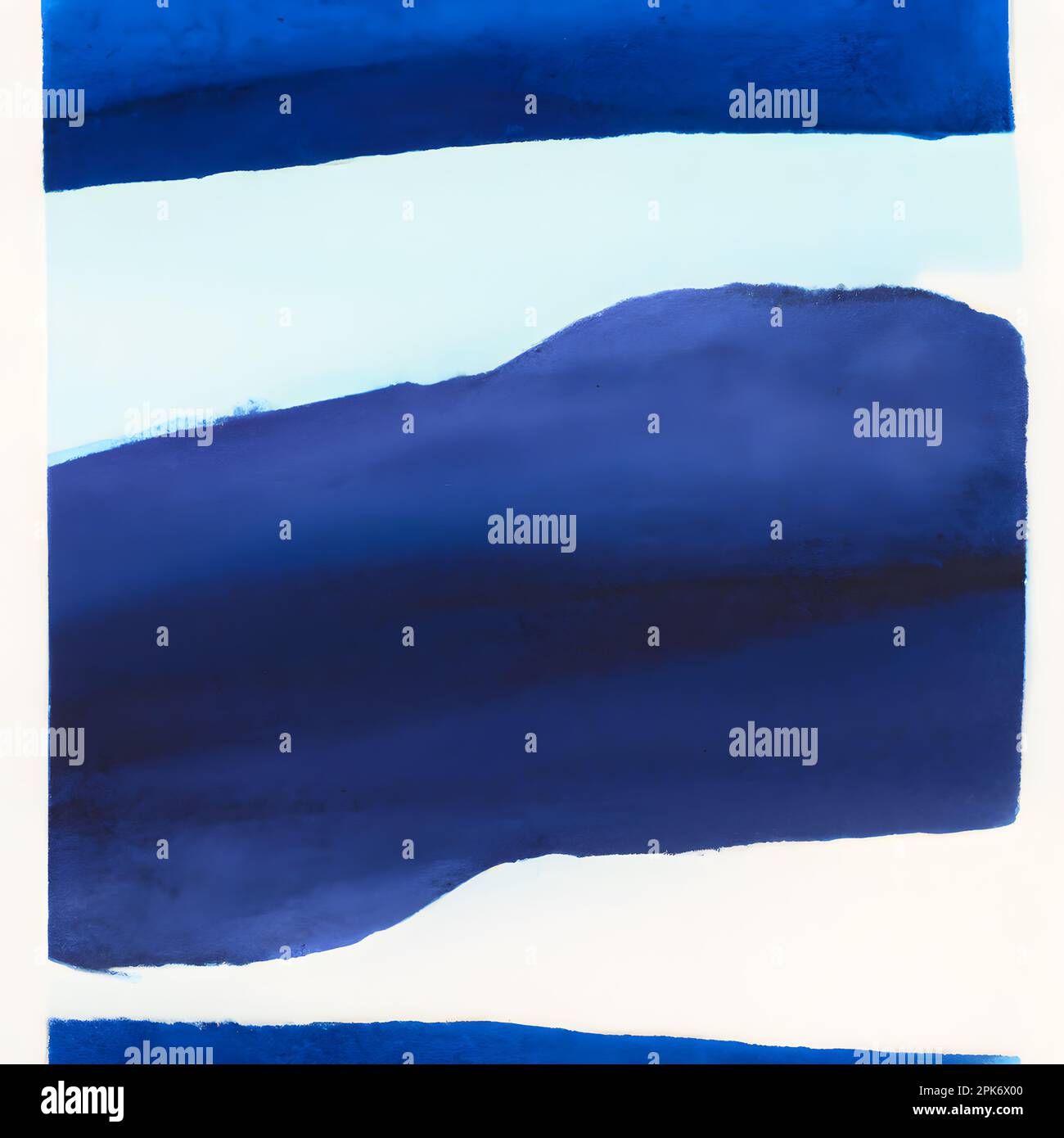 Abstract blue happy painting hi-res stock photography and images - Alamy