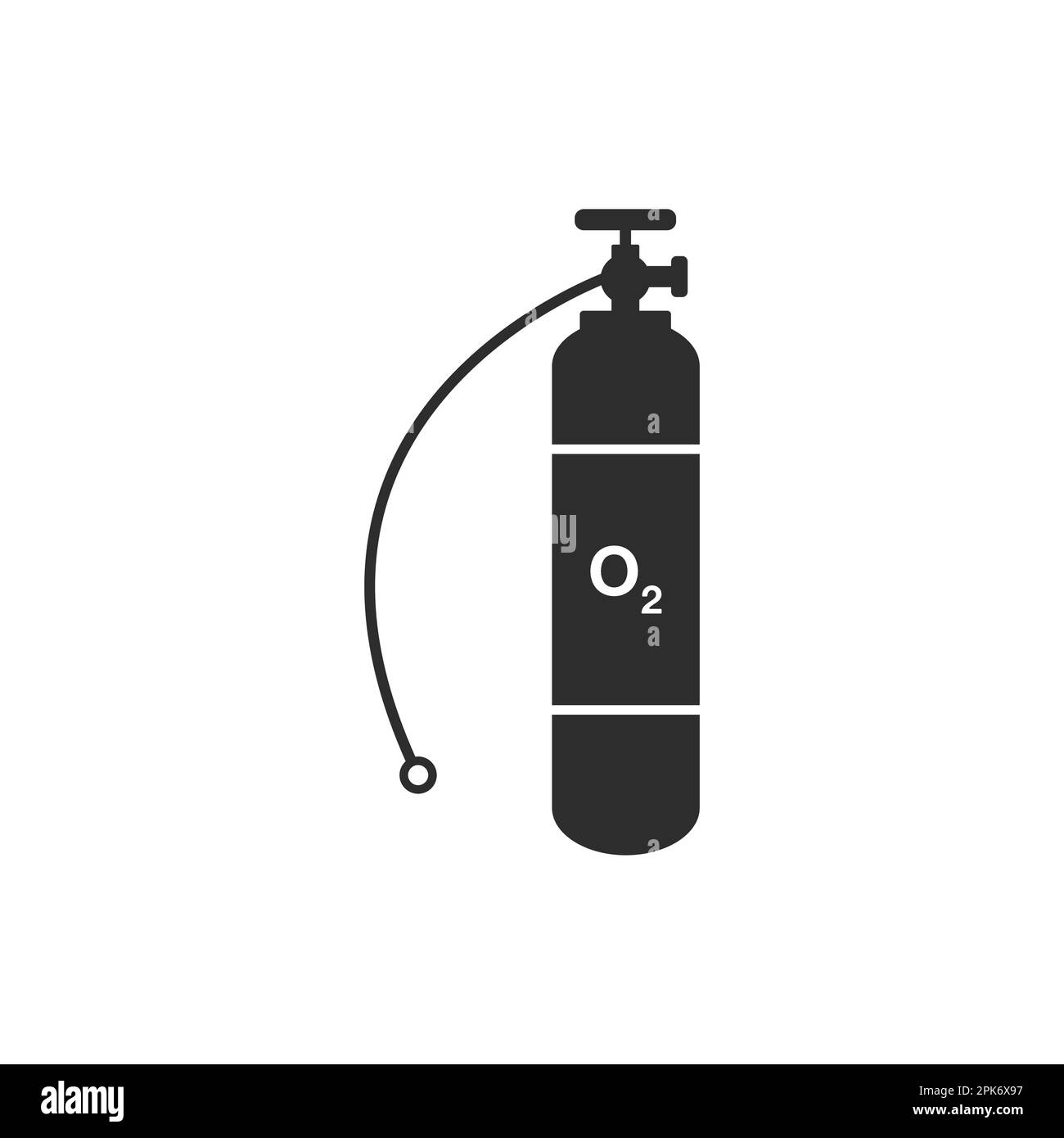 Diving Oxygen Cylinder Icon. Editable Vector EPS Symbol Illustration ...