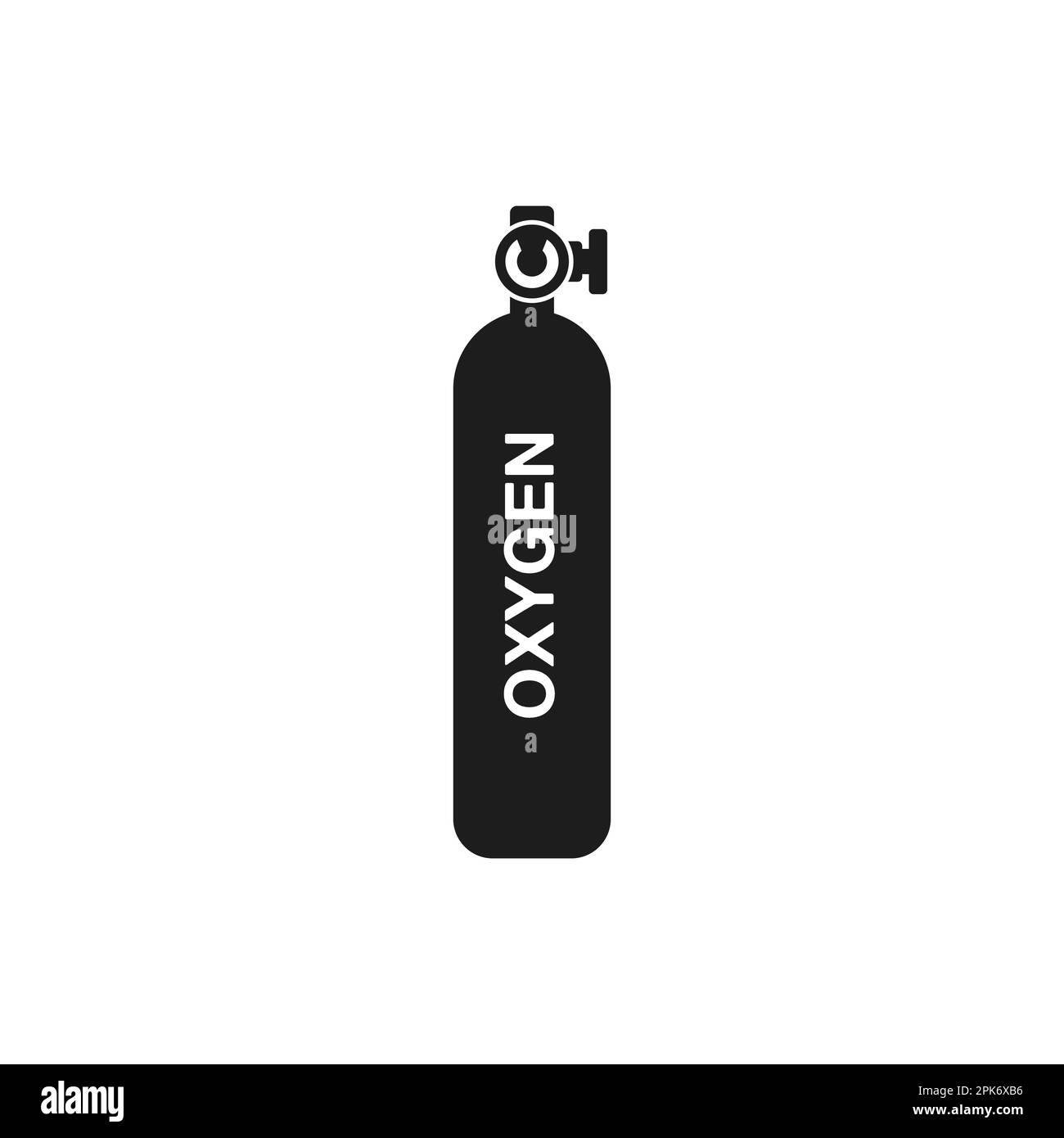 Oxygen Cylinder Icon. Editable Vector EPS Symbol Illustration Stock ...