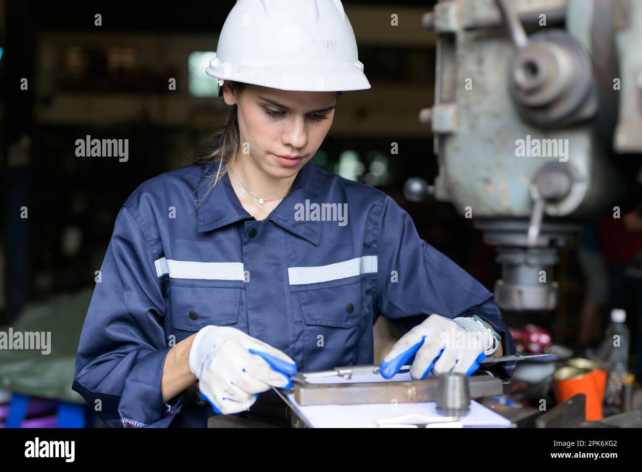 Professional engineer worker of manufacturing plant factory Stock Photo ...