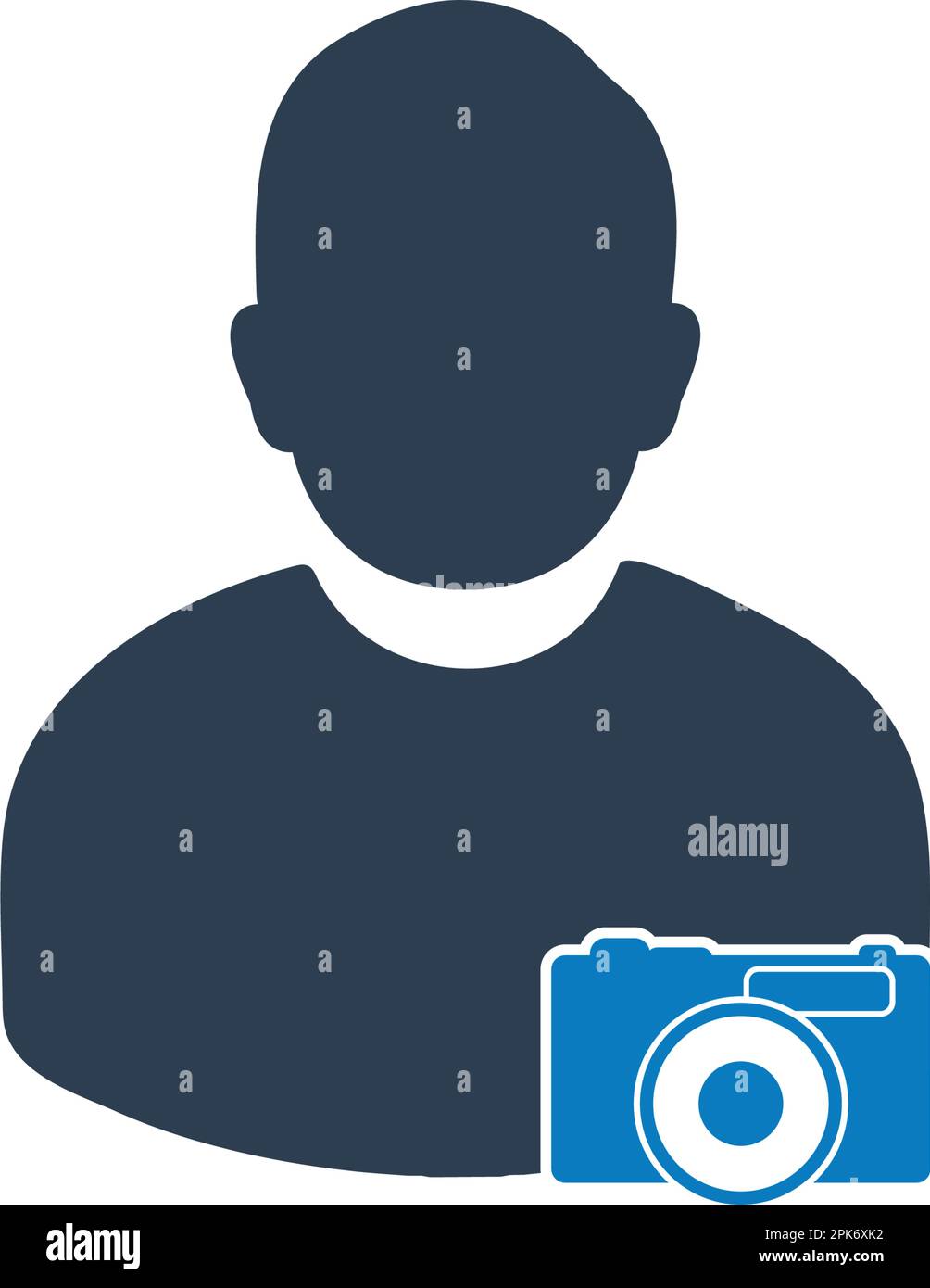 Photographer icon. Flat style vector EPS Stock Vector Image & Art - Alamy