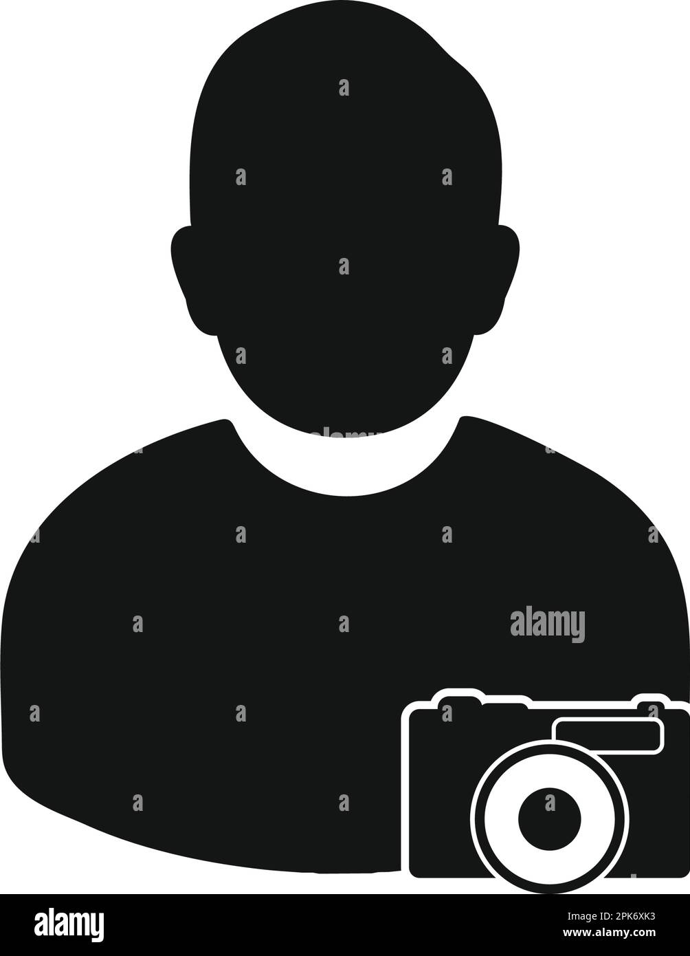 Photographer icon. Flat style vector EPS Stock Vector Image & Art - Alamy