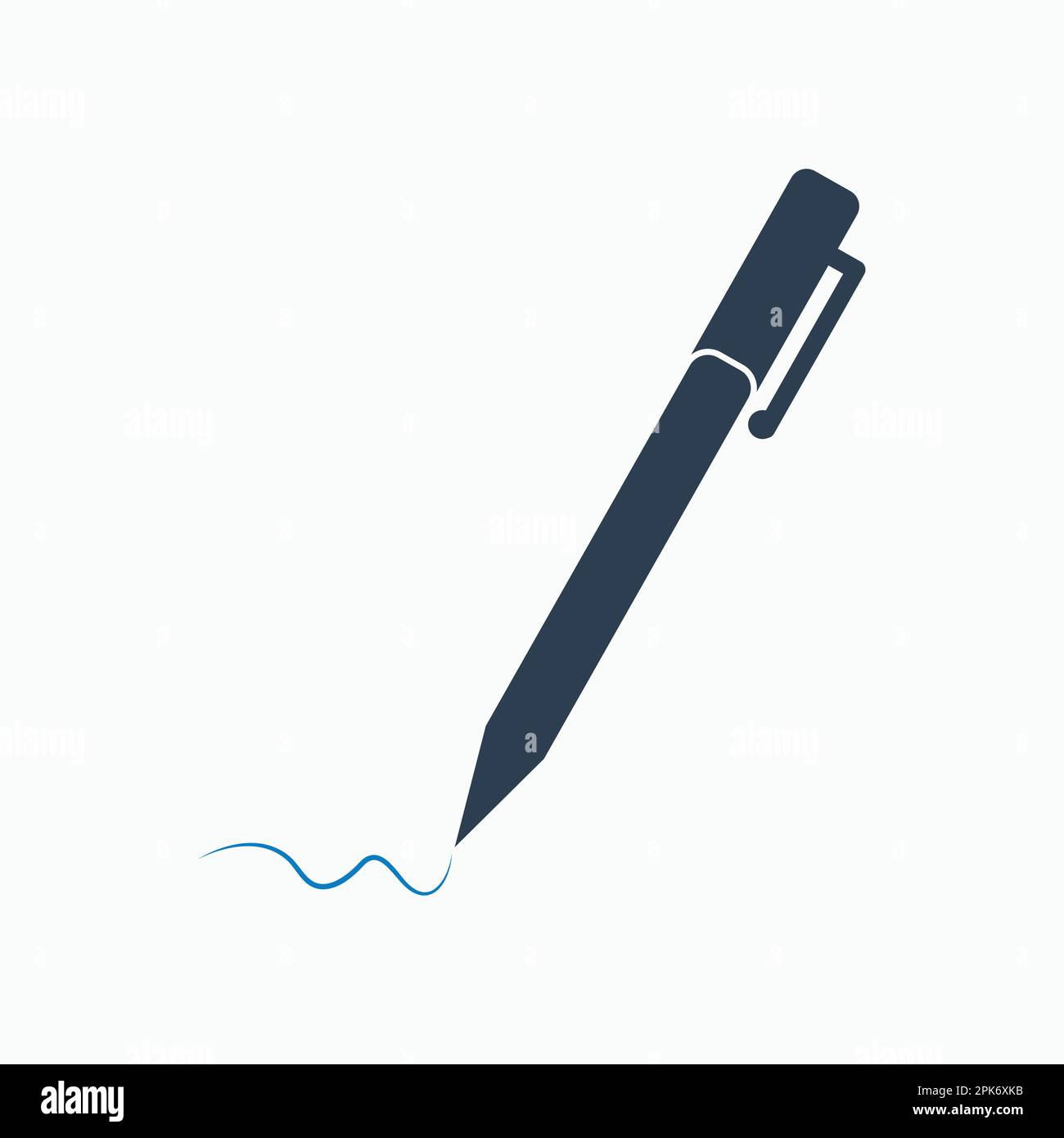Pen icon. Flat style vector EPS Stock Vector Image & Art - Alamy