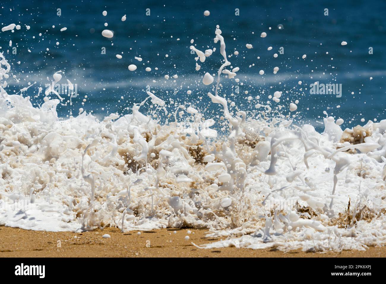 Close up of sea wave, Newport Beach, California, USA Stock Photo - Alamy