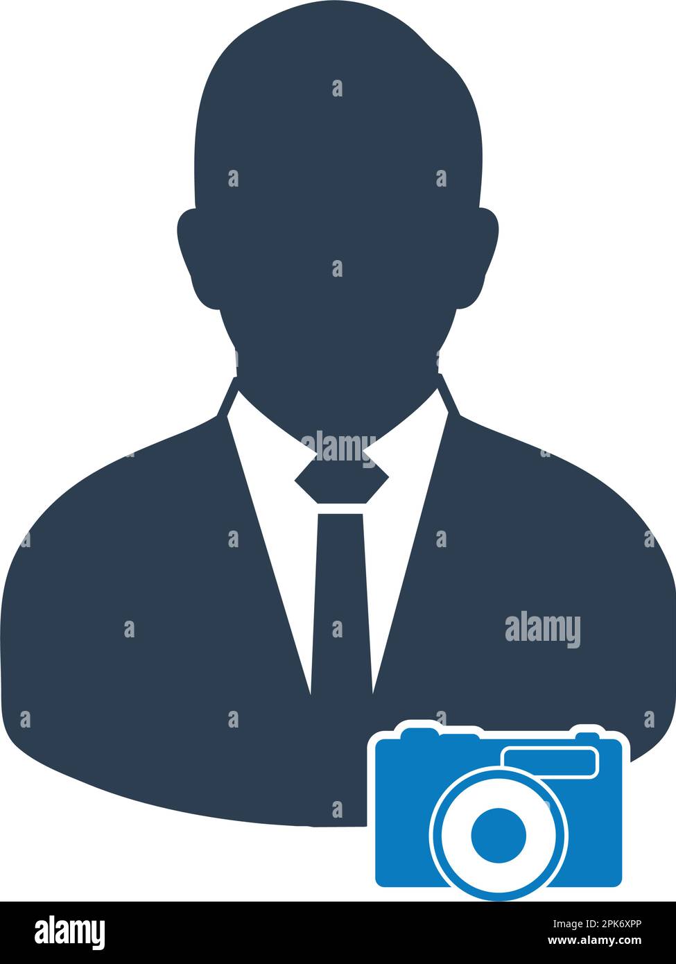 Photographer icon. Flat style vector EPS Stock Vector Image & Art - Alamy