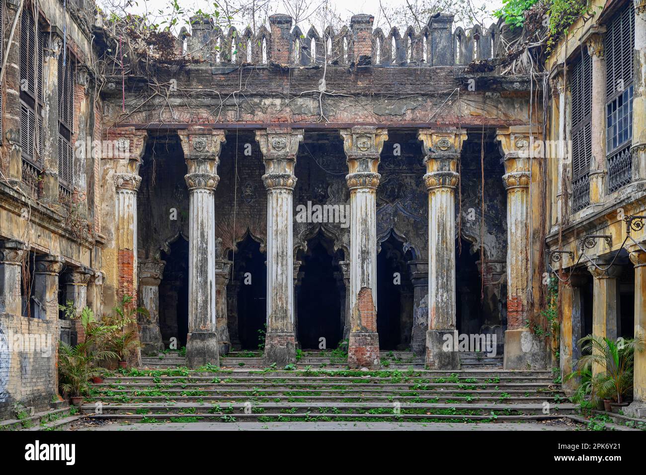 View of Thakur Dalan of Basu Bati. Basu Bati is one of the most unique ...