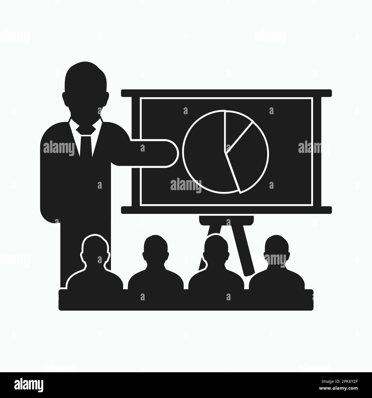 Icon course presentation Black and White Stock Photos & Images - Alamy