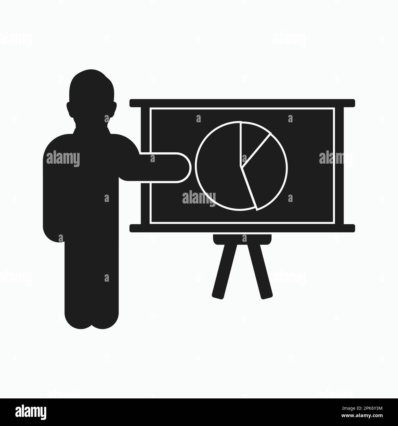 Icon course presentation Black and White Stock Photos & Images - Alamy