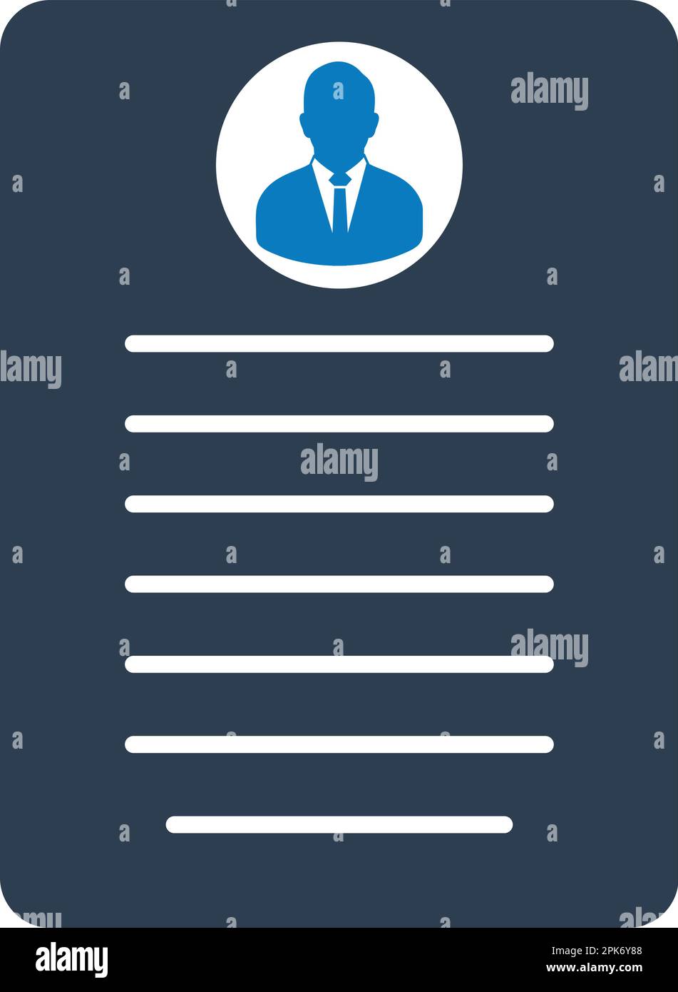 Job resume on computer Stock Vector Images - Alamy