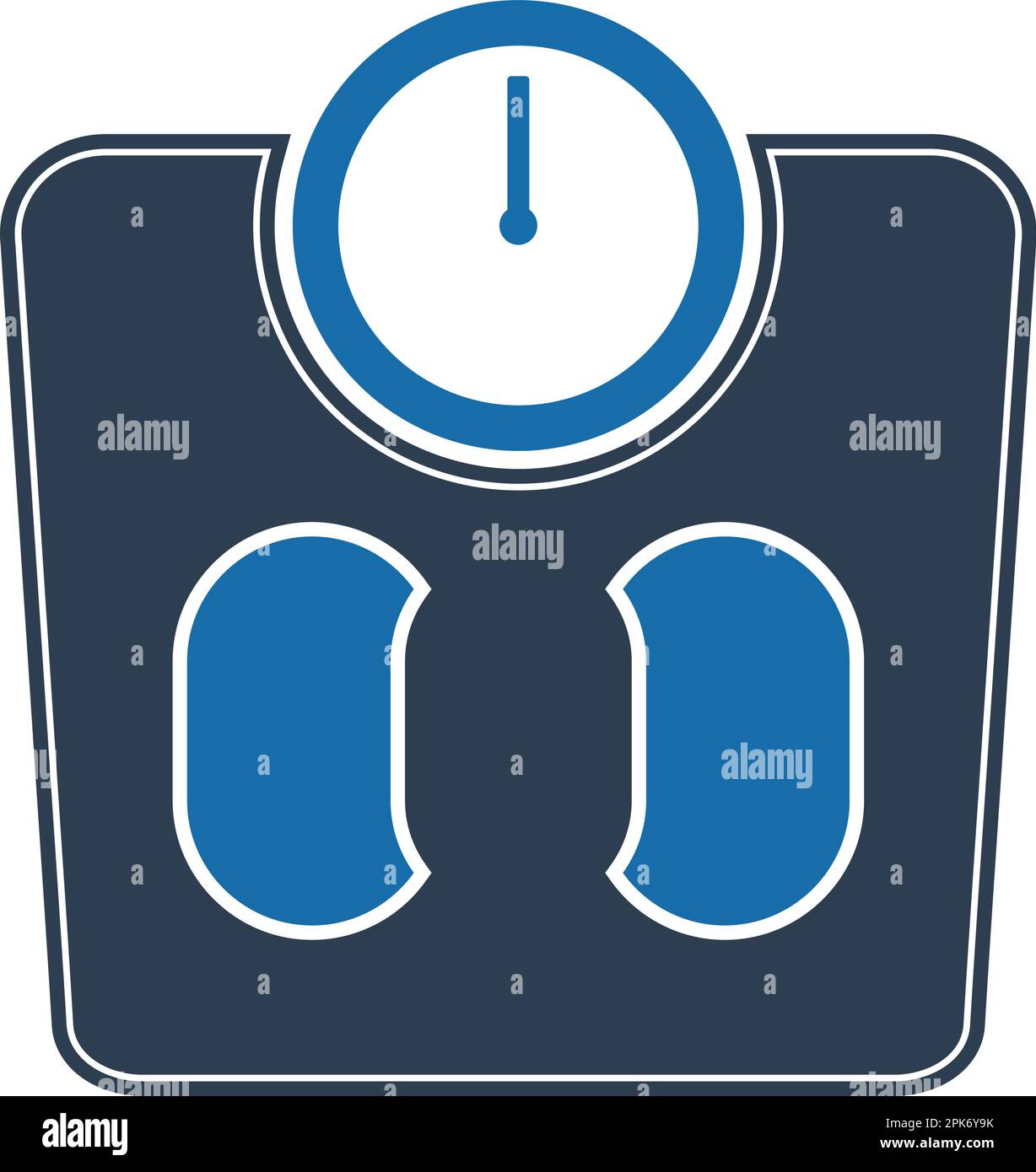 Vector black icon scale eps Stock Vector Images - Alamy