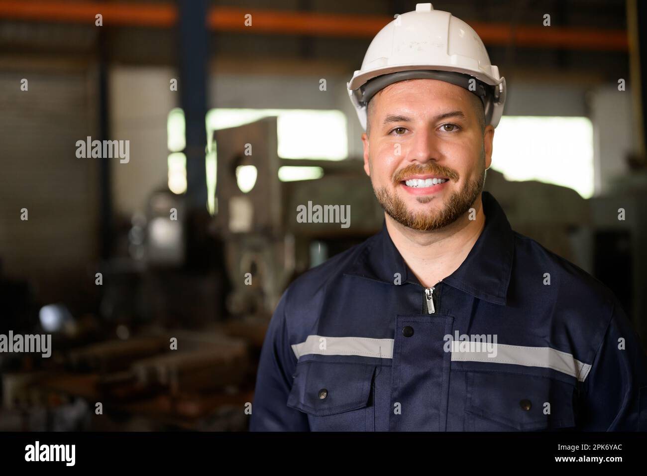 Professional engineer worker of manufacturing plant factory Stock Photo ...