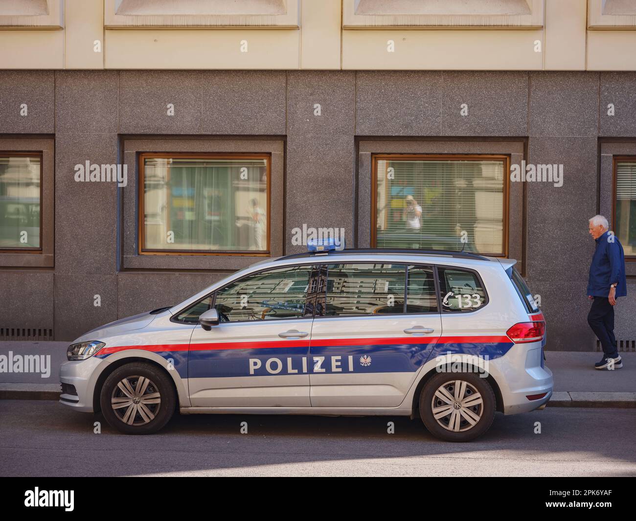 Vienna, Austria - August 11, 2022: Austrian police cars. Police Austria ...