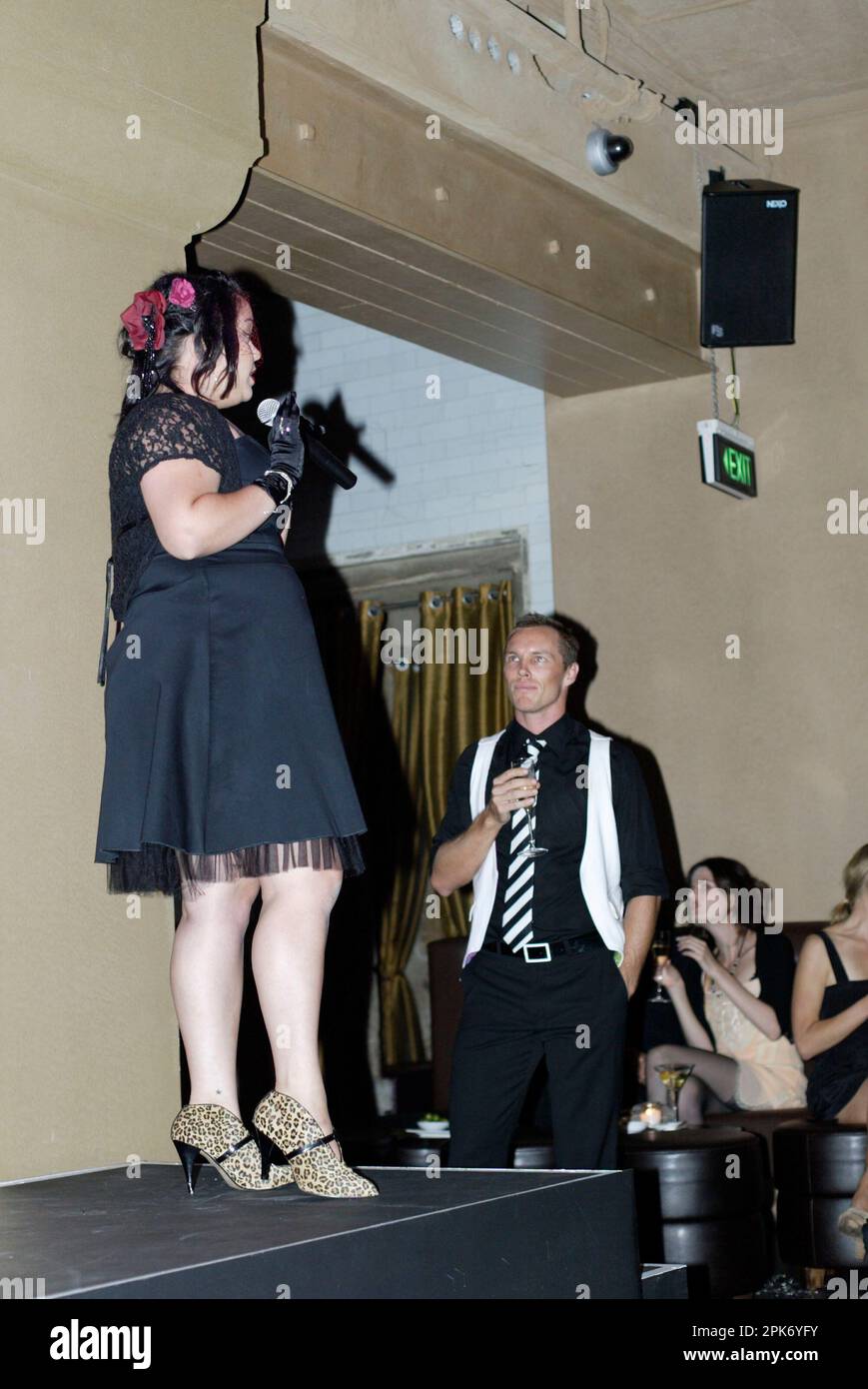 Singer Min Davis and leading Australian choreographer Michael Boyd at ...