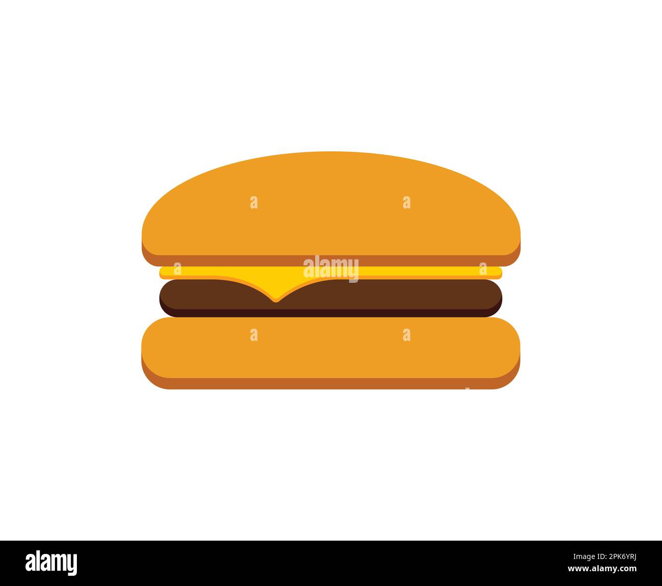 classic simple cheeseburger hamburger food burger symbol silhouette ...