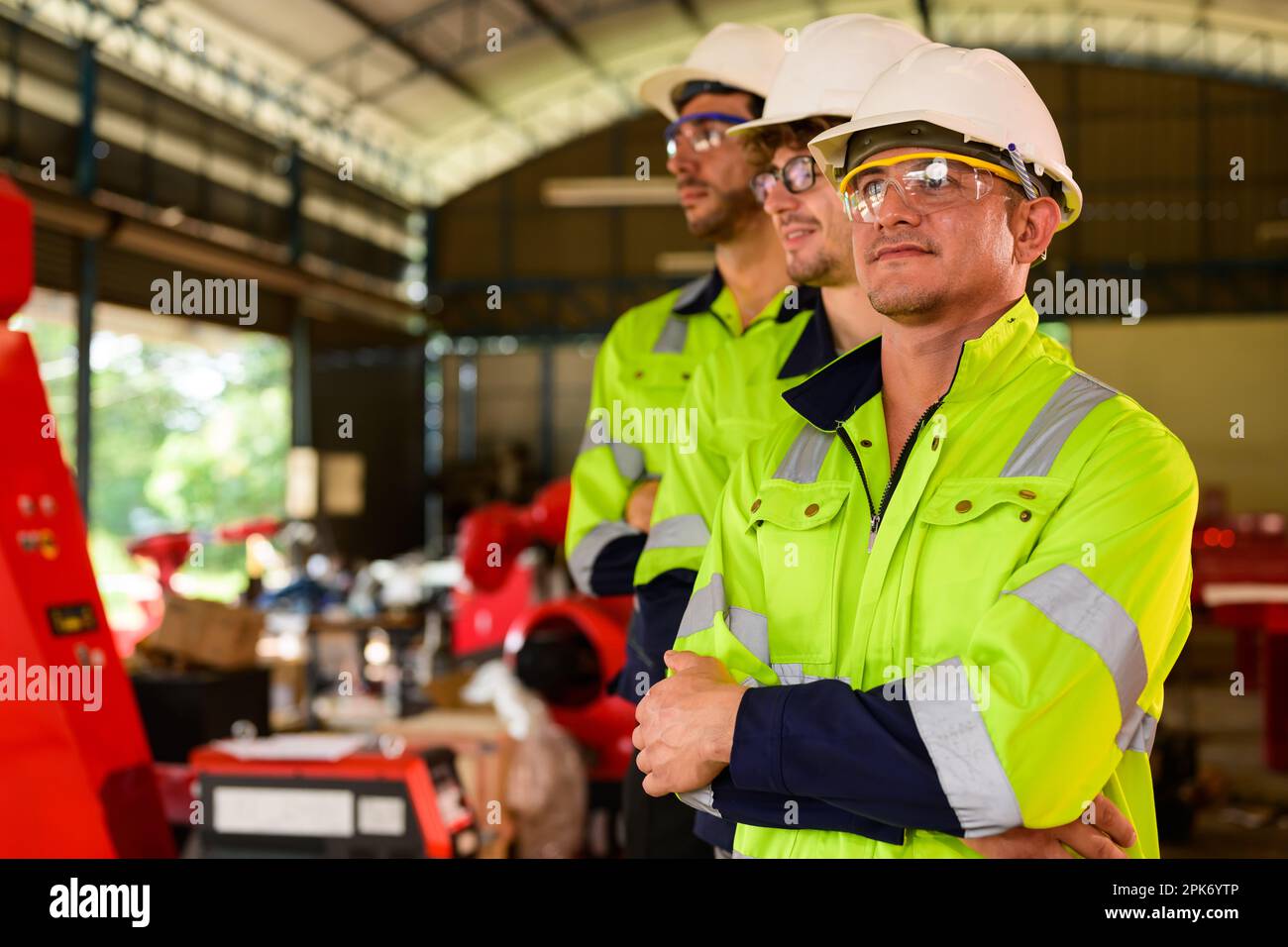 Professional engineer worker of manufacturing plant factory Stock Photo ...