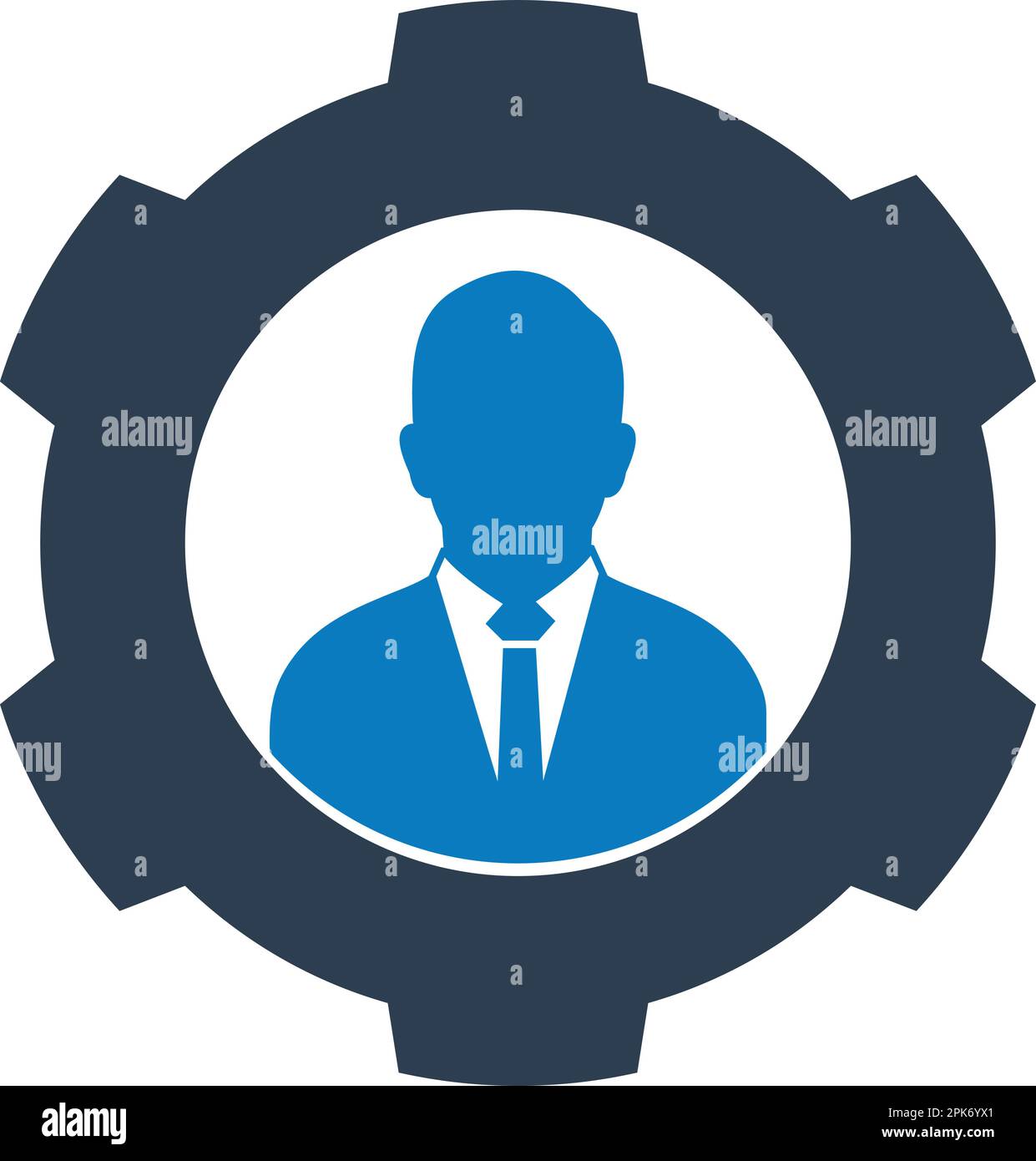 Servicing Man Icon. Flat style vector EPS Stock Vector Image & Art - Alamy