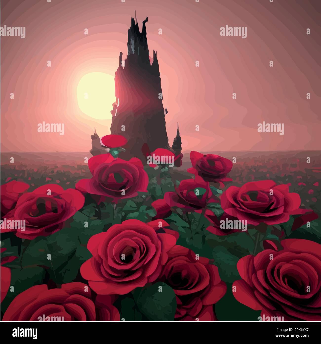 Field Of Roses Dark Tower