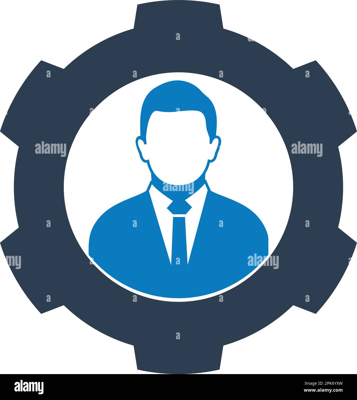 Servicing Man Icon. Flat style vector EPS Stock Vector Image & Art - Alamy