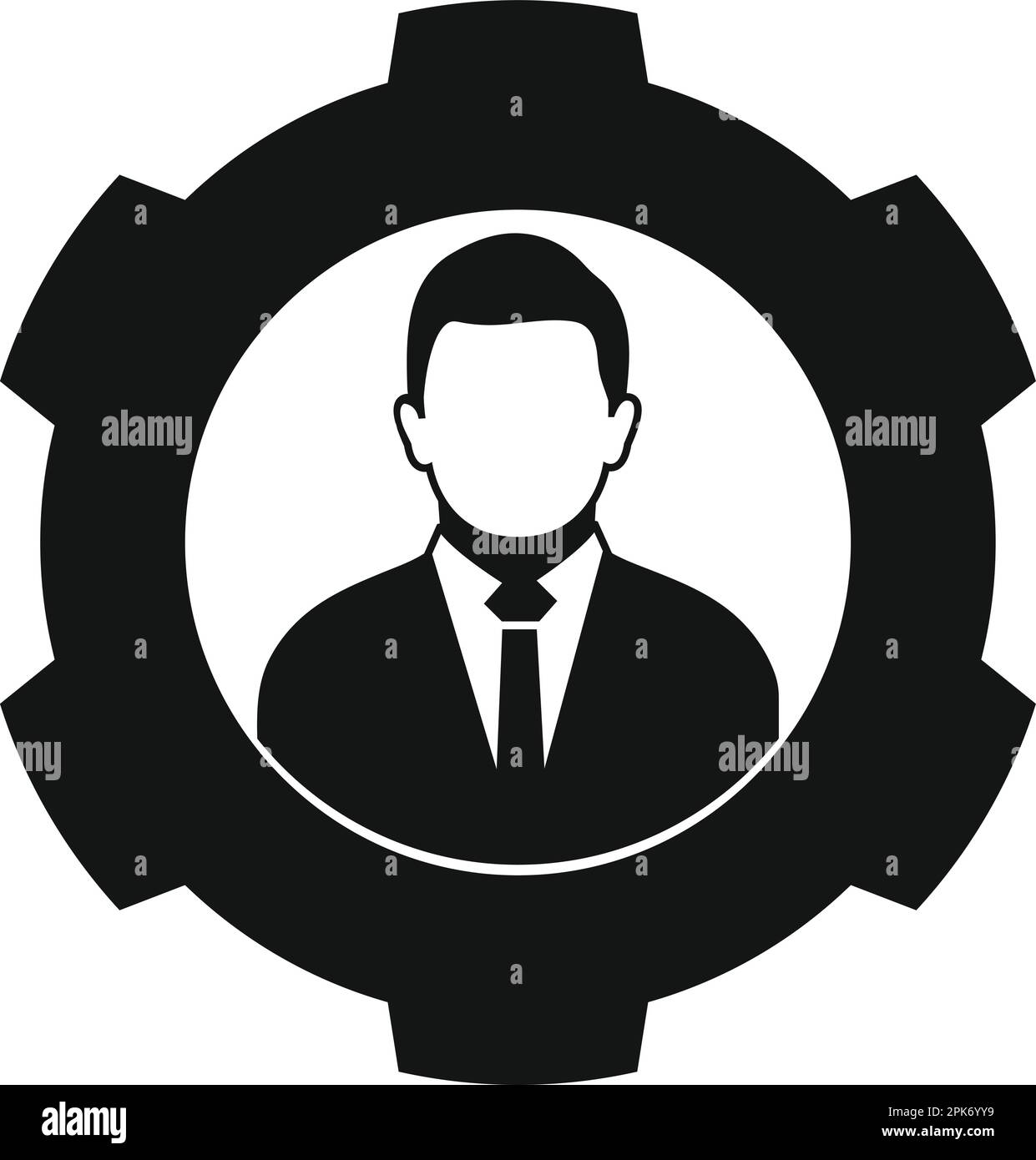 Servicing Man Icon. Flat style vector EPS Stock Vector Image & Art - Alamy