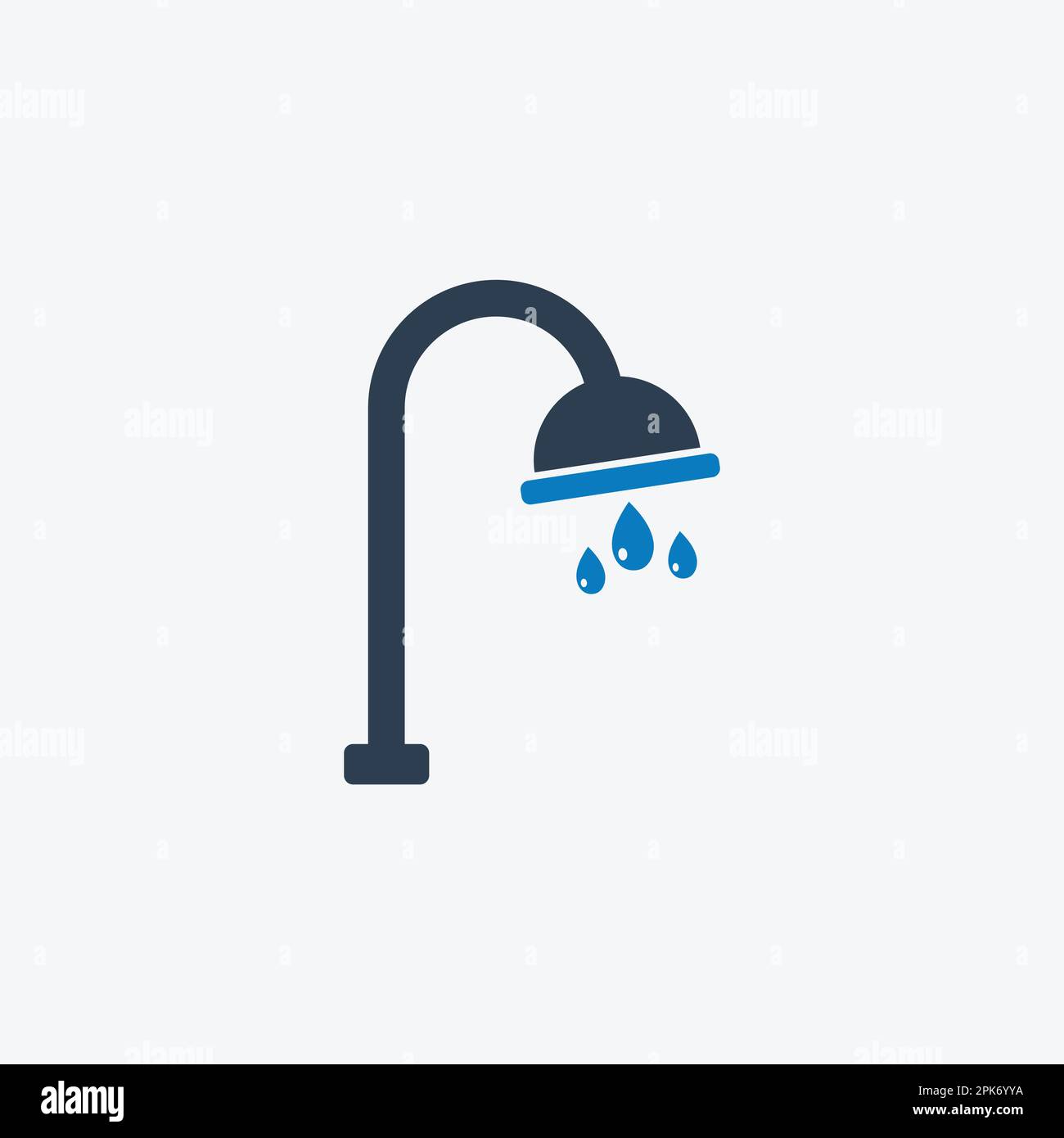 Shower Icon. Editable Vector EPS Symbol Illustration Stock Vector Image ...