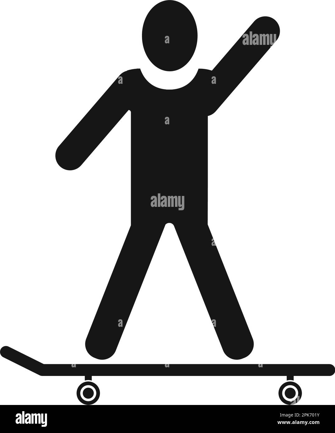 Skater icon. Flat style vector EPS Stock Vector Image & Art - Alamy