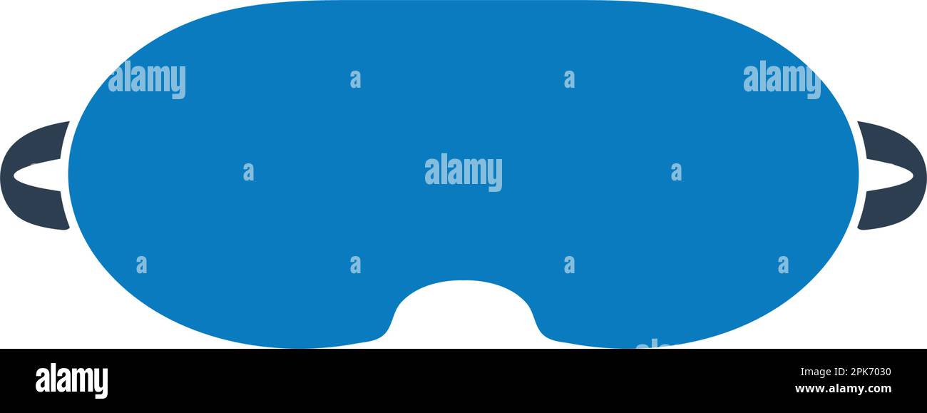 Sleeping Eye Mask Icon. Flat style vector EPS Stock Vector Image & Art ...