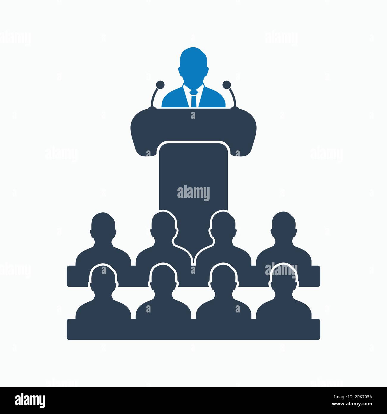 Speaker icon. Flat style vector EPS Stock Vector Image & Art - Alamy