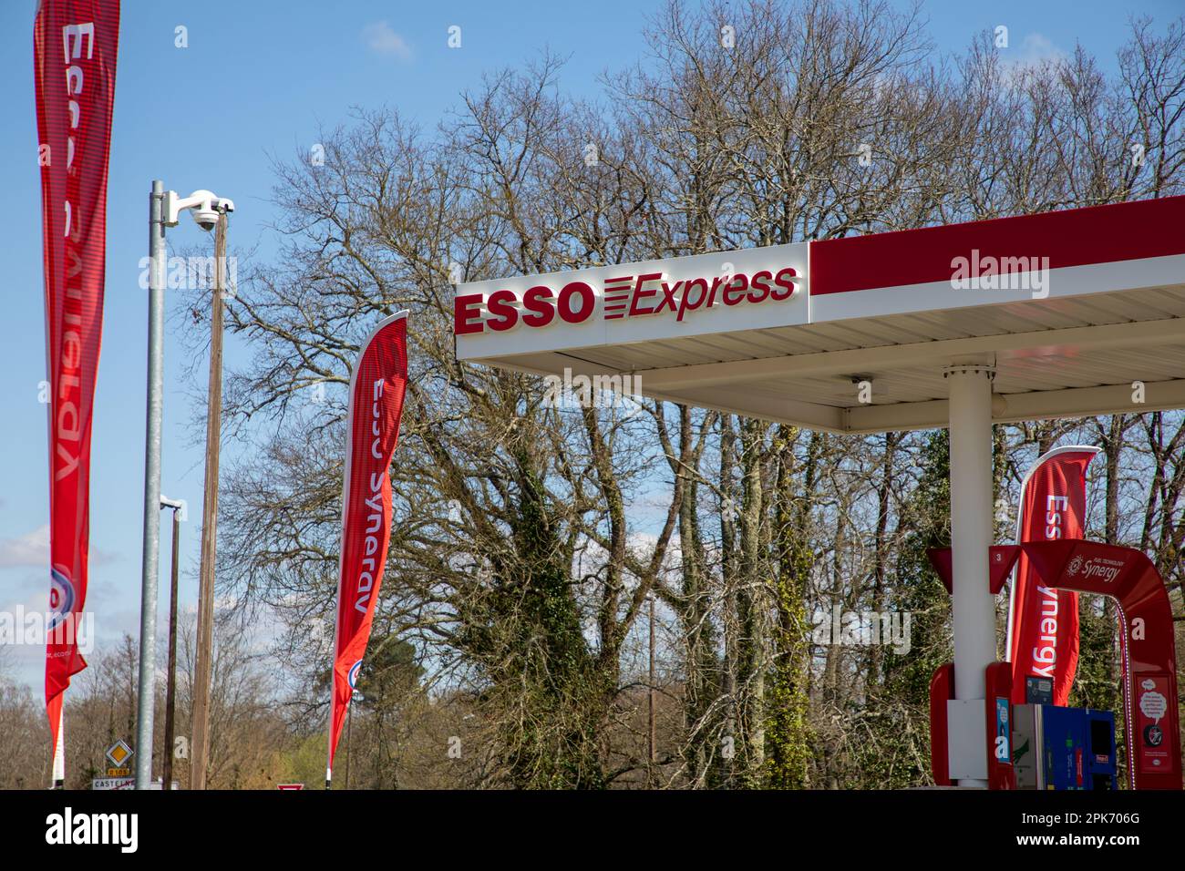 Bordeaux , Aquitaine France - 04 02 2023 : Esso Express logo text and ...
