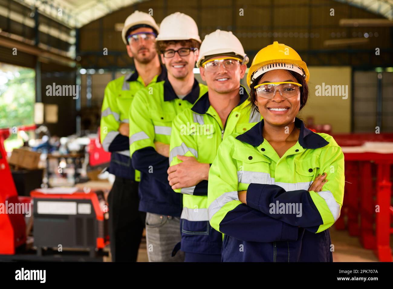 Professional engineer worker of manufacturing plant factory Stock Photo ...